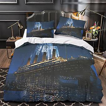 CAYBES Titanic 3D Printed Quilt Cover Duvet Cover Bedding Set ...