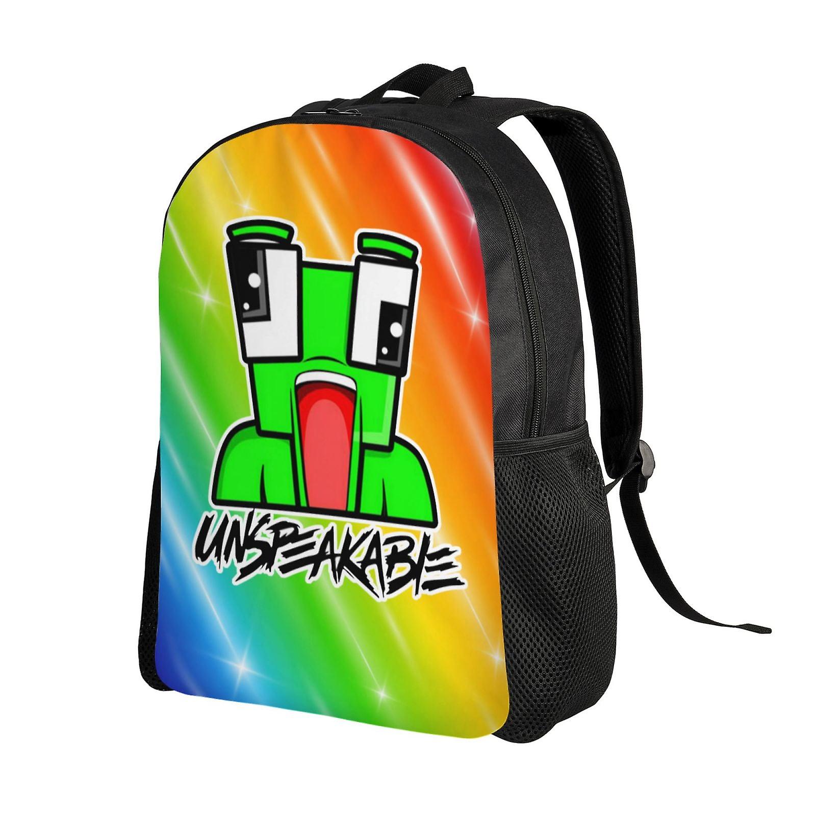 Unspeakable Frog Backpack Water Resistant College School Bags Bookbag ...