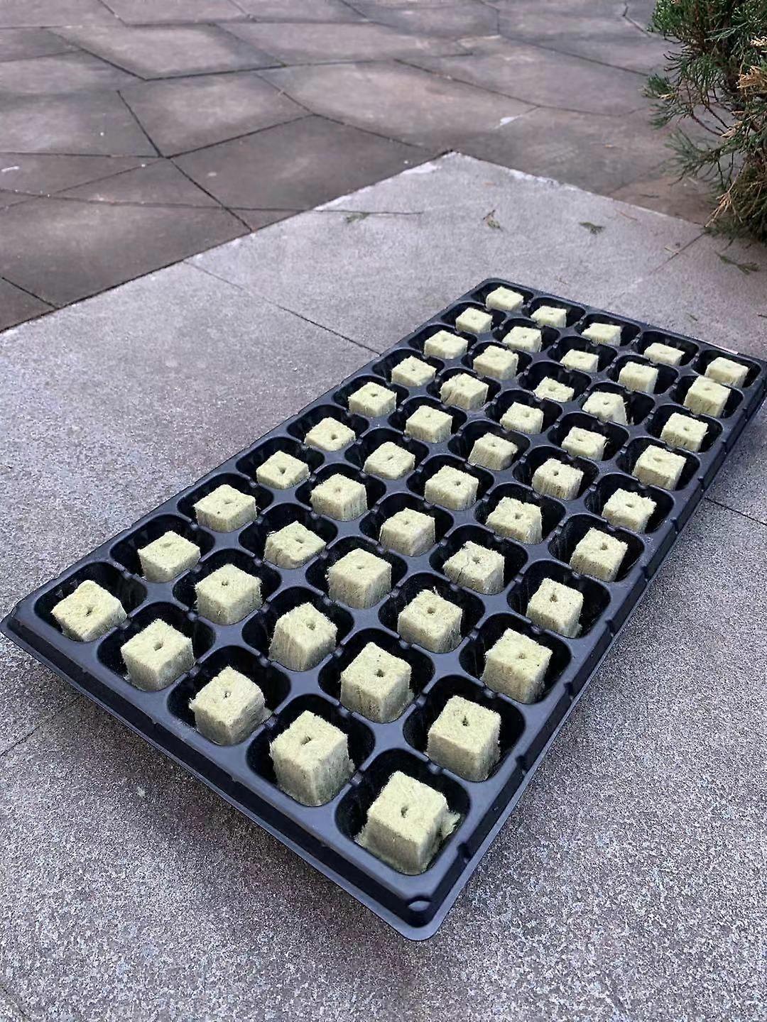 1inch Garden Rockwool Stonewool, Rockwool Grow Cubes, Starter Plugs for ...