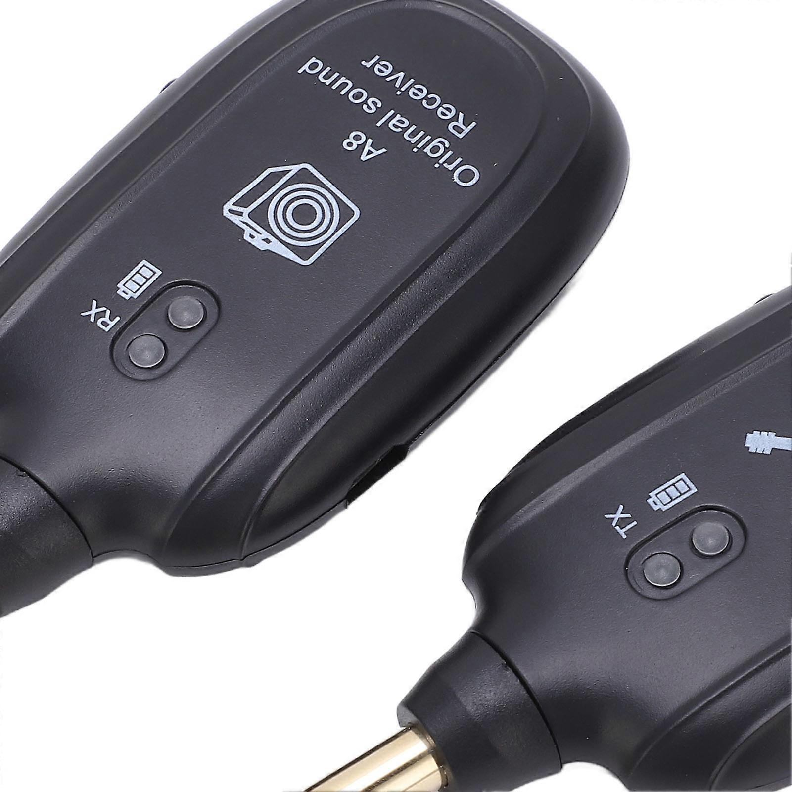 Wireless Guitar System Receiver Transmitter Rechargeable Pickup ...