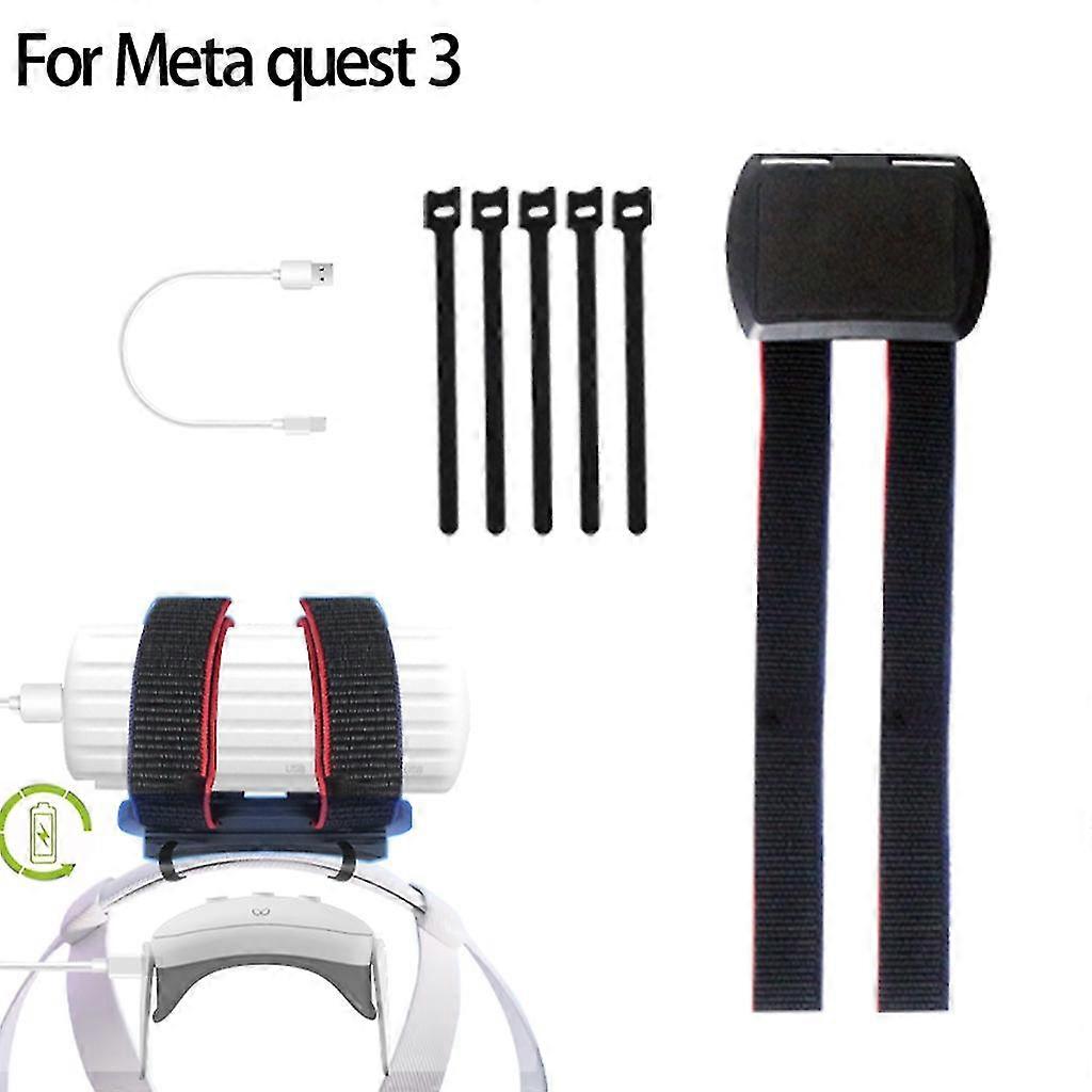 Secure And Comfortable For Meta Quest 3 Vr Power Bank Holder Strap ...
