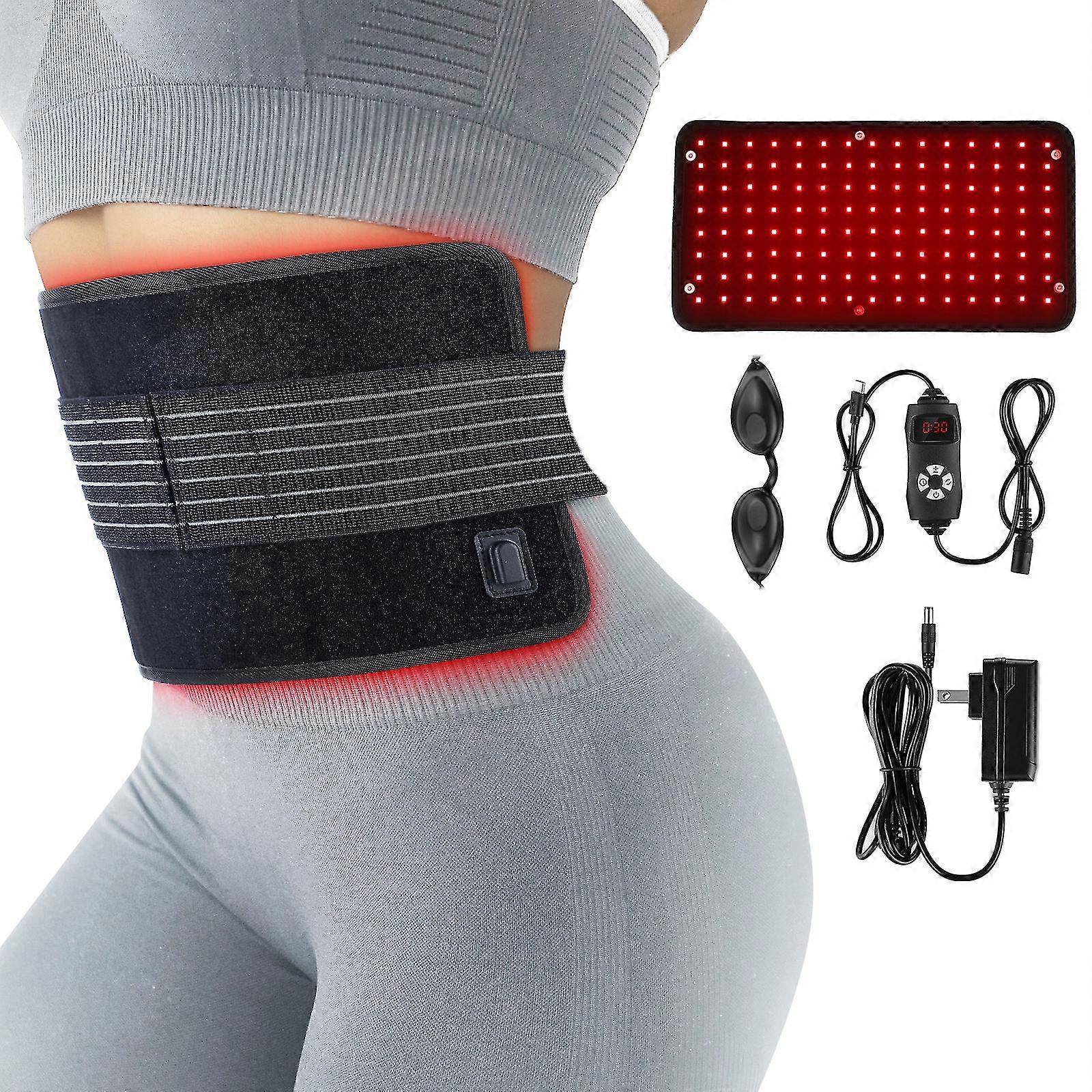 120 LED Light Therapy Infrared Waist Belt Nano Red Light Infrared Pulse ...