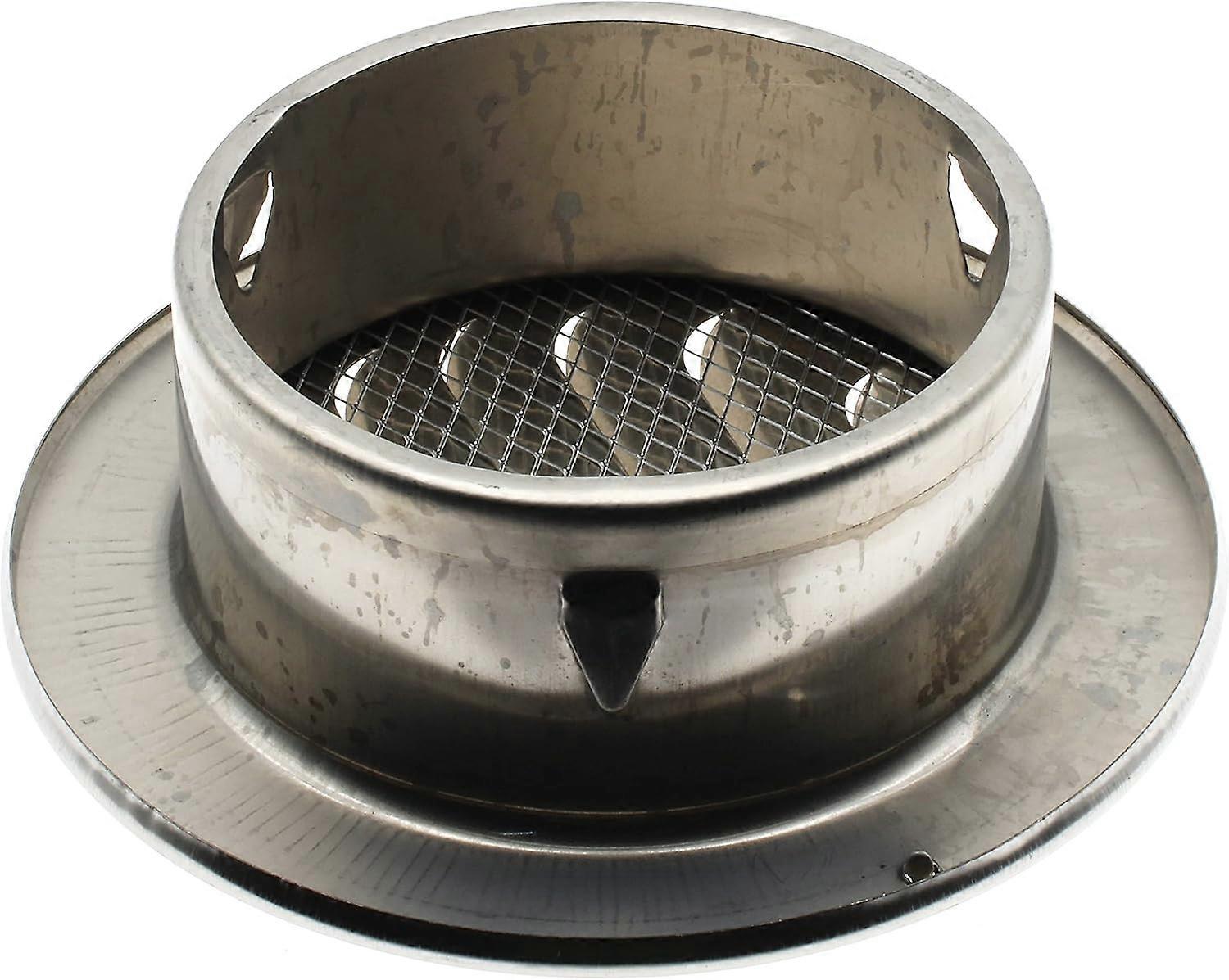 LBTODH 4 Inch Louver Grille Cover Vent Stainless Steel Round Soffit ...