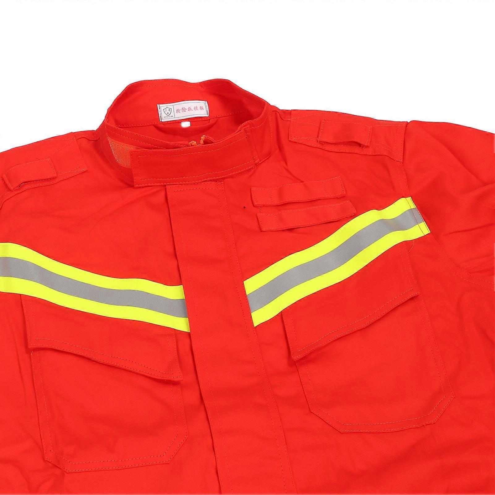 Firefighter Rescue Suit Flame Retardant Gear Protective Clothing for ...