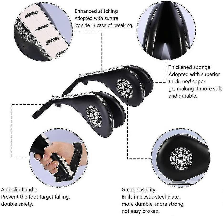 2 Pcs Kick Target Pads Taekwondo Karate Practice Equipment Punch ...