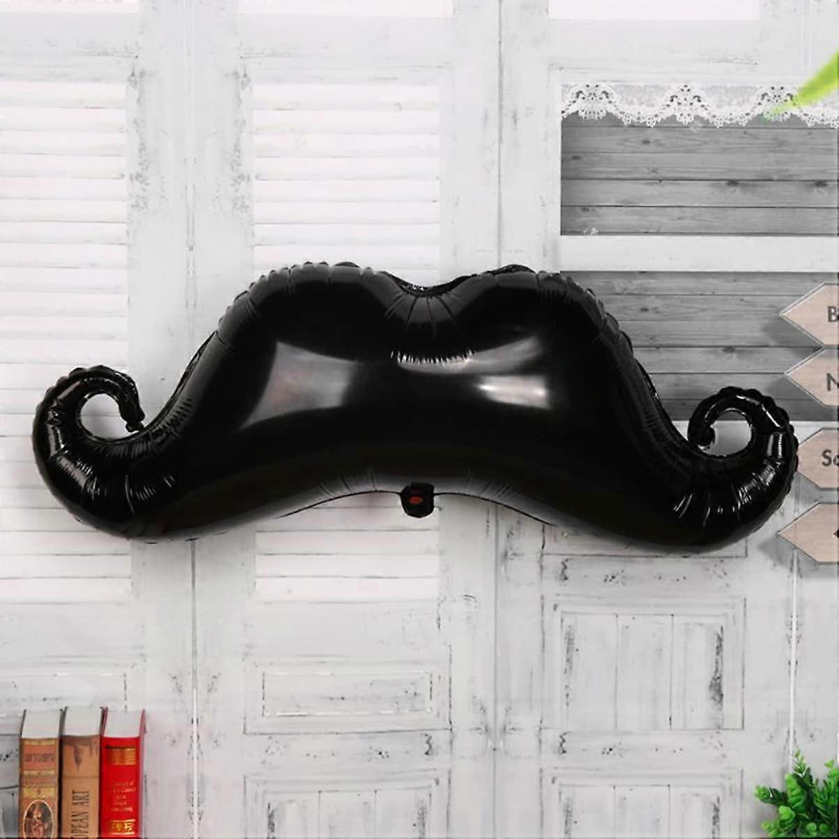 3 Pcs Mustache Balloons, Black | Fruugo UK