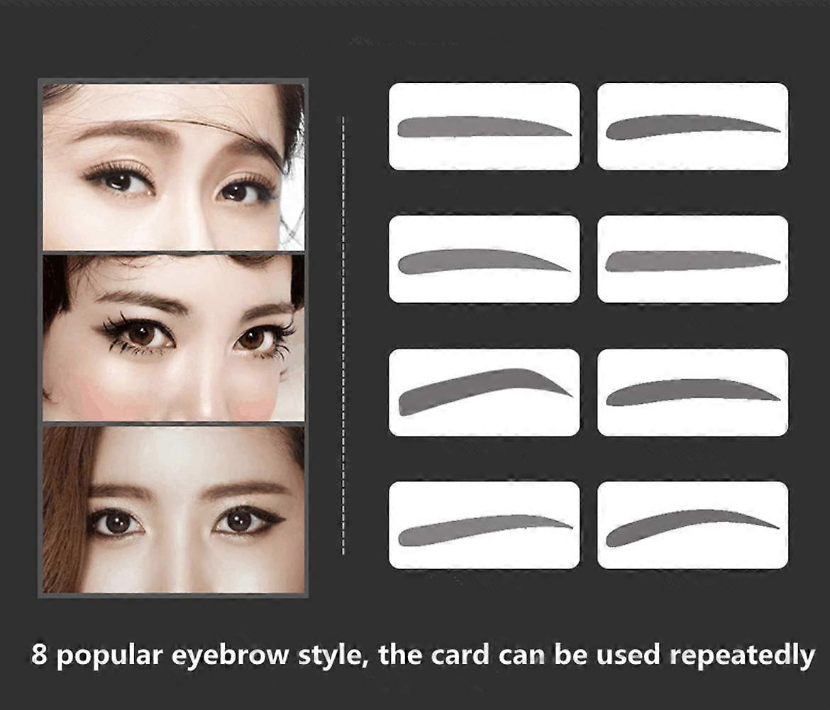 8 Sets of Eyebrow Shaping Stencils Eyebrow Stencil Kit | Fruugo UK