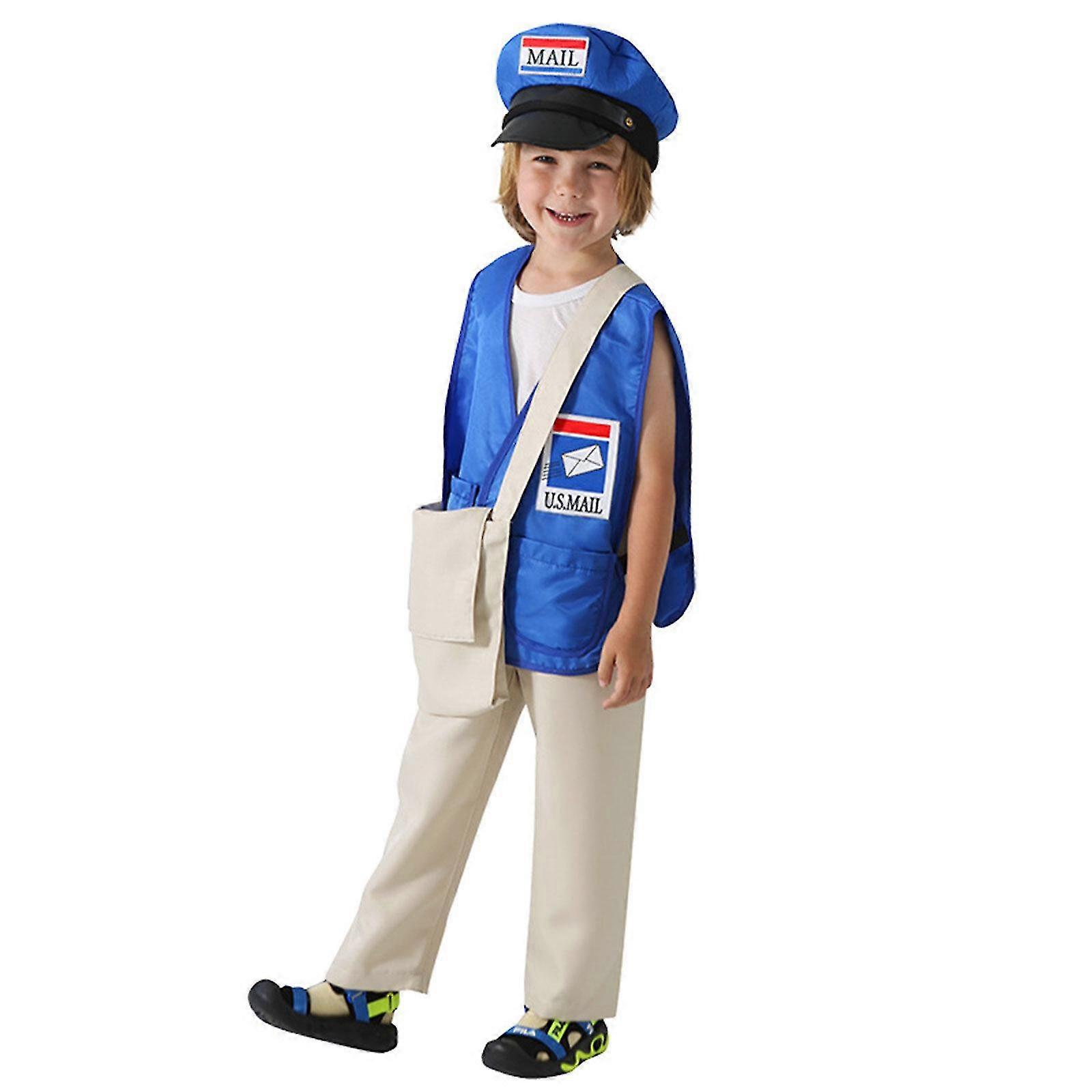 New Mailman Costume- Mr. Postman Costume - 3 Pcs Dress Up | Fruugo BE