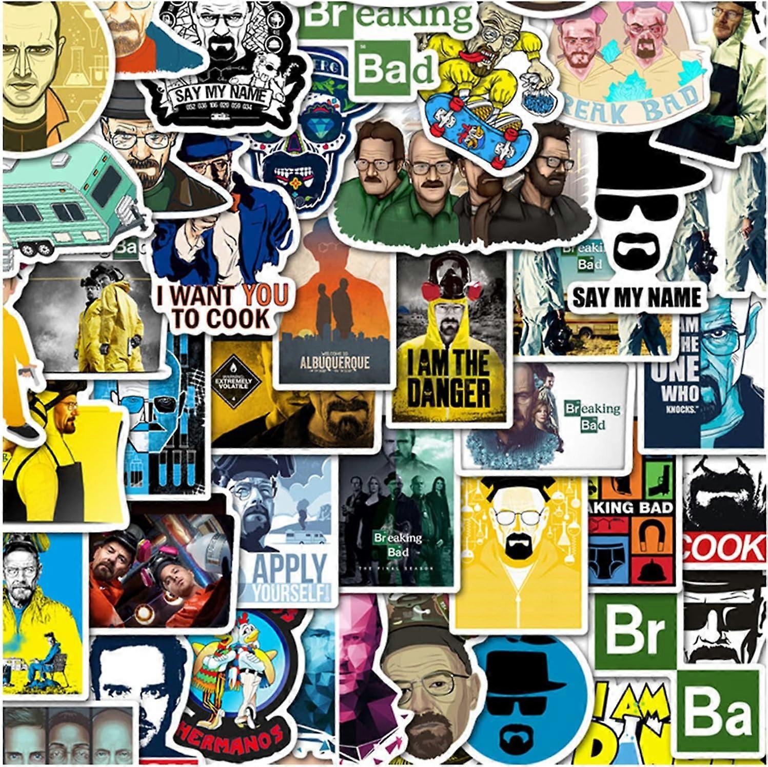 Breaking Bad Stickers 50Pcs TV Show Merchandise Sticker for Water ...