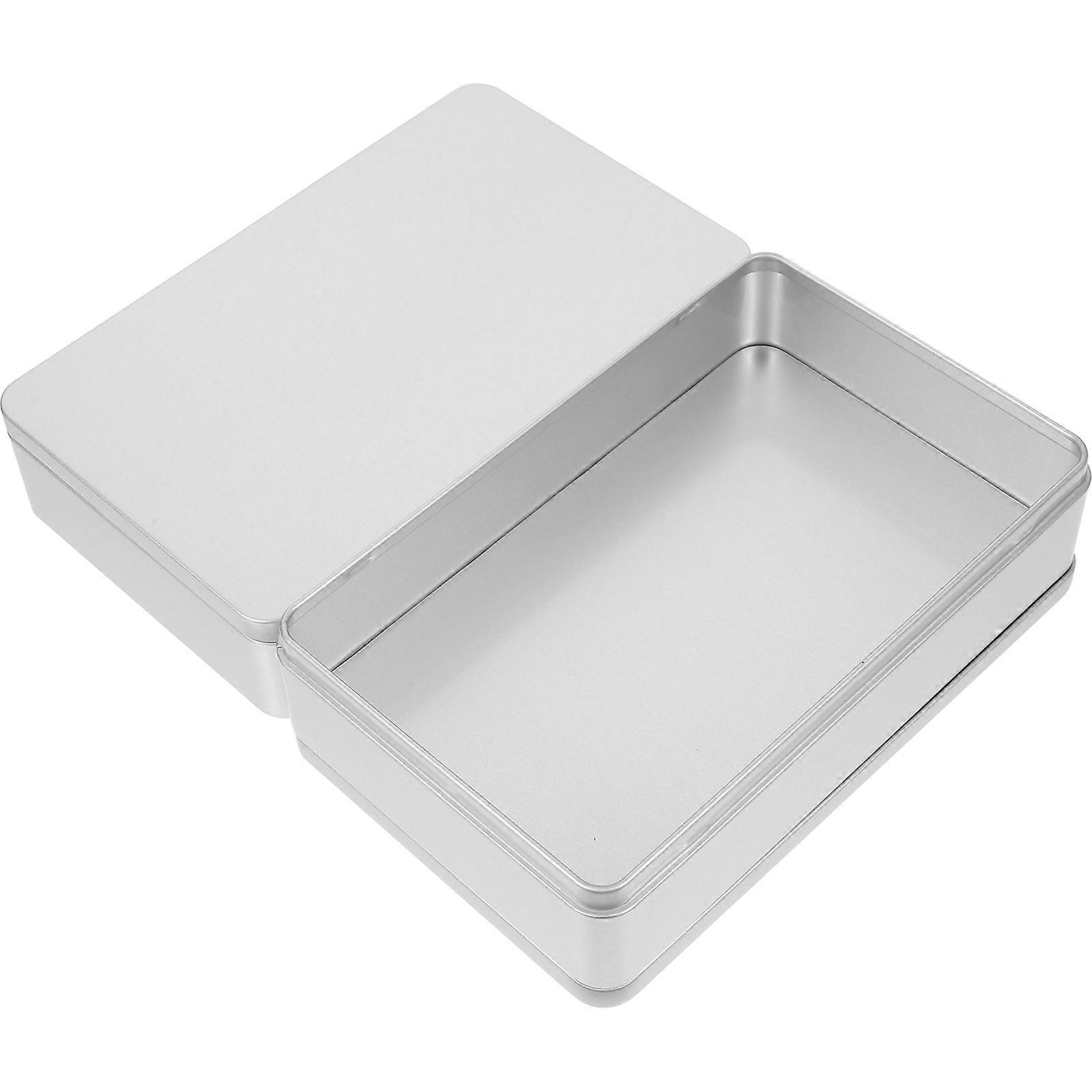 4 pcs Metal Storage Box with Lids Small Metal Container Metal Storage ...
