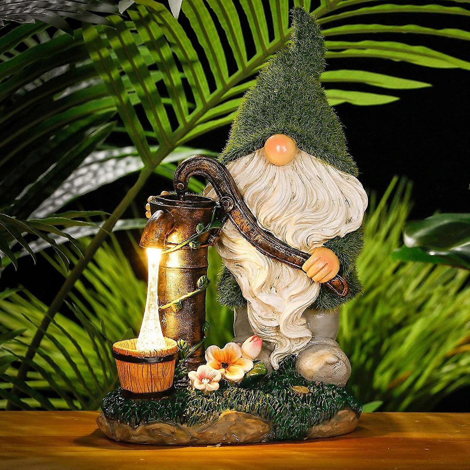 New Arrive Mood Lab Garden Gnome Relaxed Gnome Tall Statue Lawn Garden ...