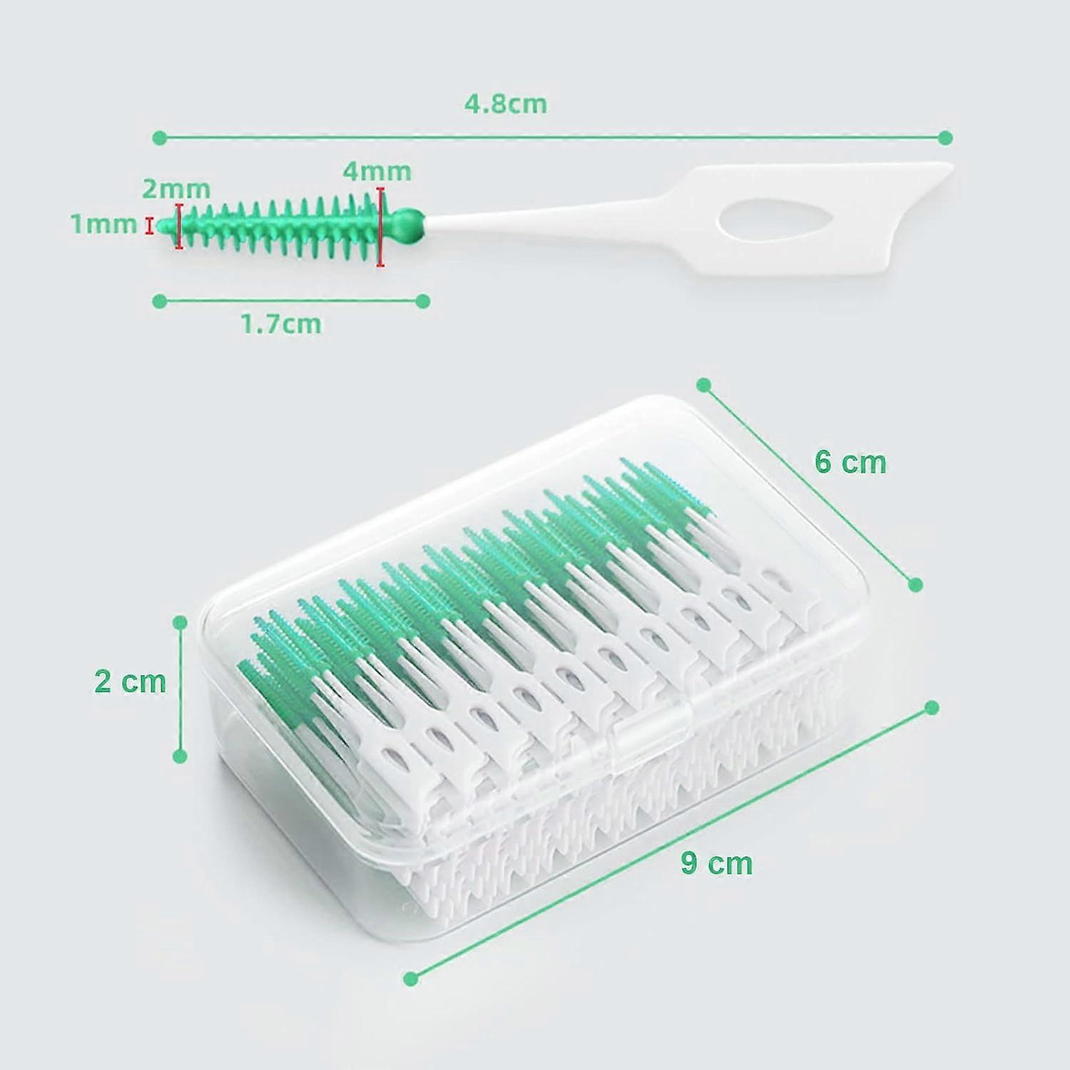 160 PCS Interdental Brushes Dental Floss Brush Adaptive interdental ...