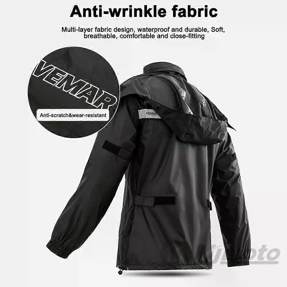 Motorcycle Raincoat Waterproof Motorcycle Rider Raincoat Suit Moto ...