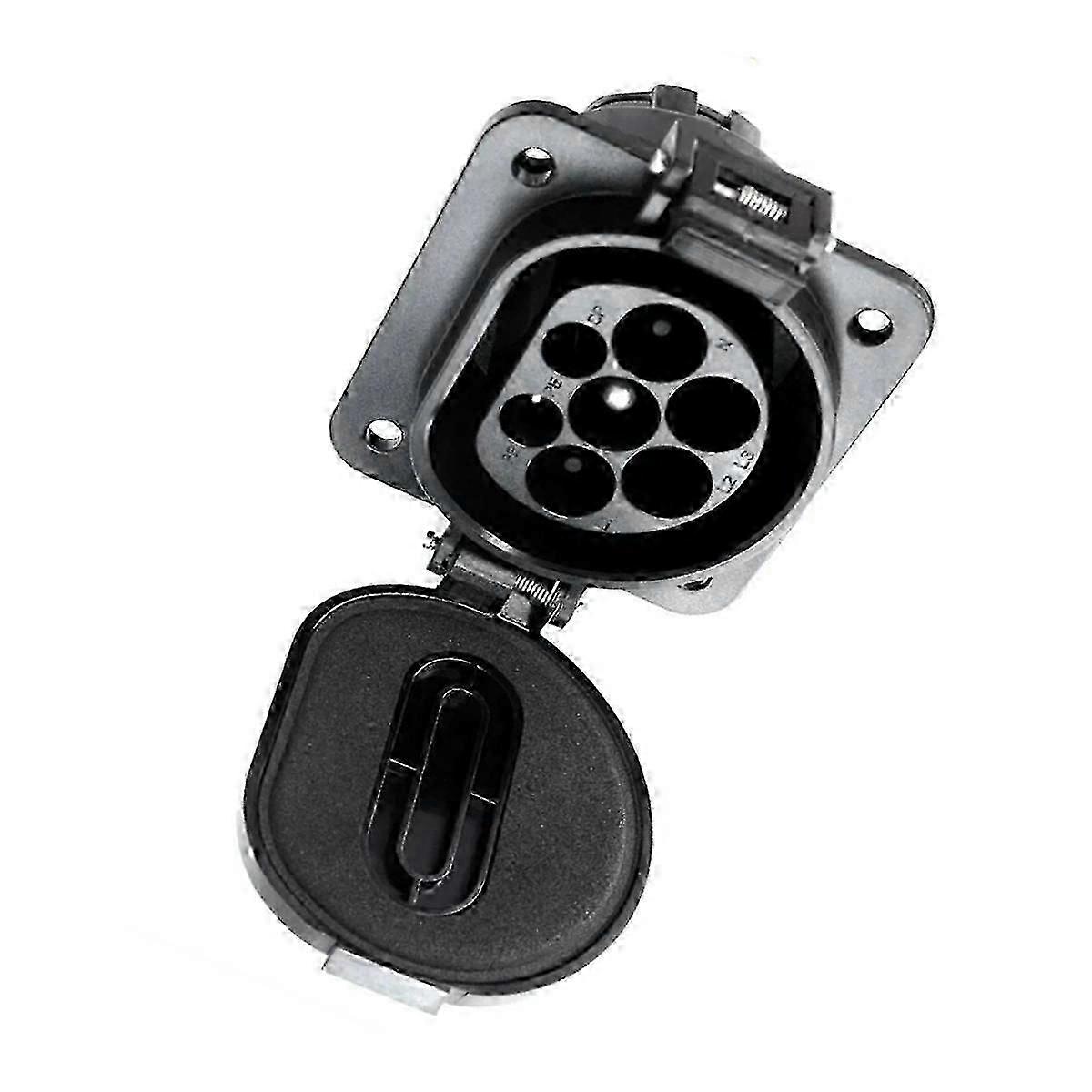 Electric Vehicle Charging Evse Socket Type 2 32A 1P 3 Phase IEC 62196-2 ...