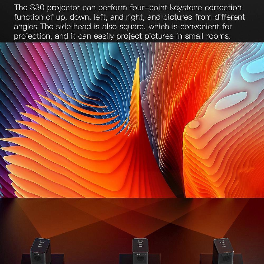 S30 Android System HD Portable WiFi Mobile Projector, Plug Type:UK Plug | Fruugo UK