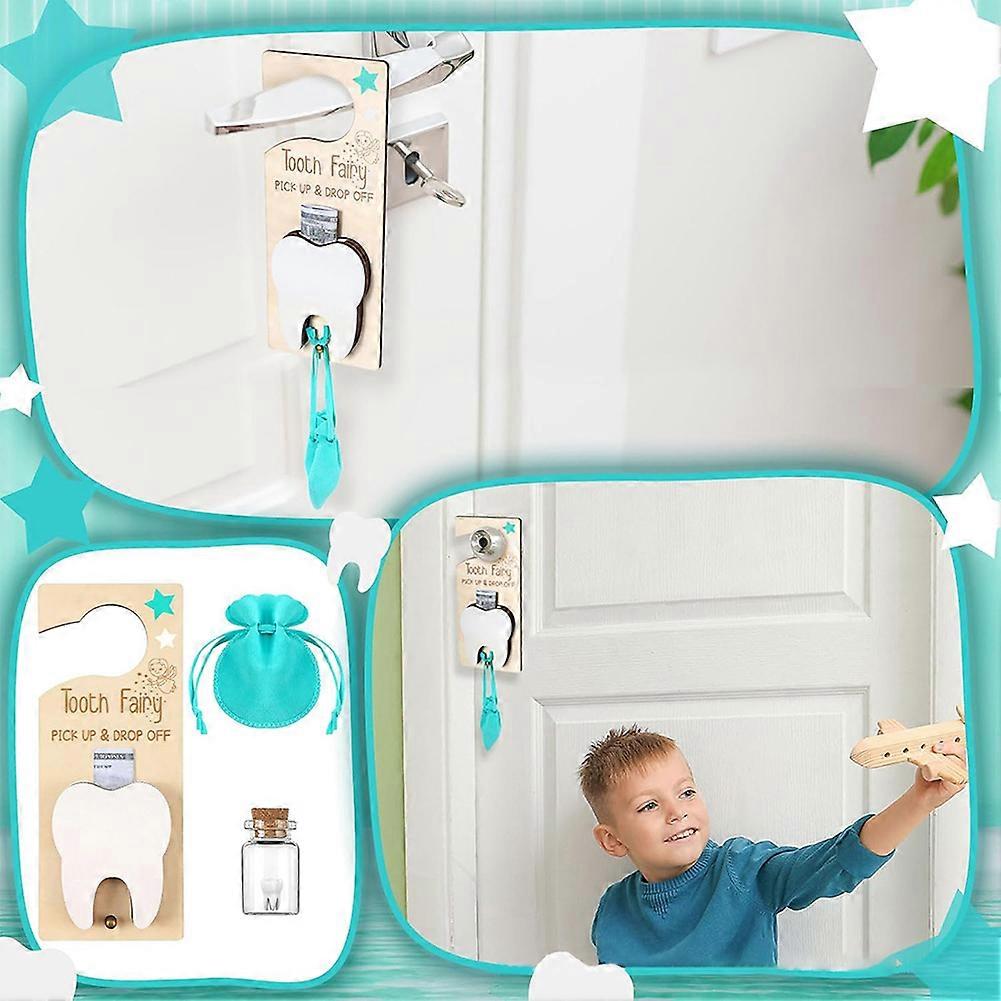 Personalized Tooth Fairys Door Hanger Door Hanging Pendant for Lost ...