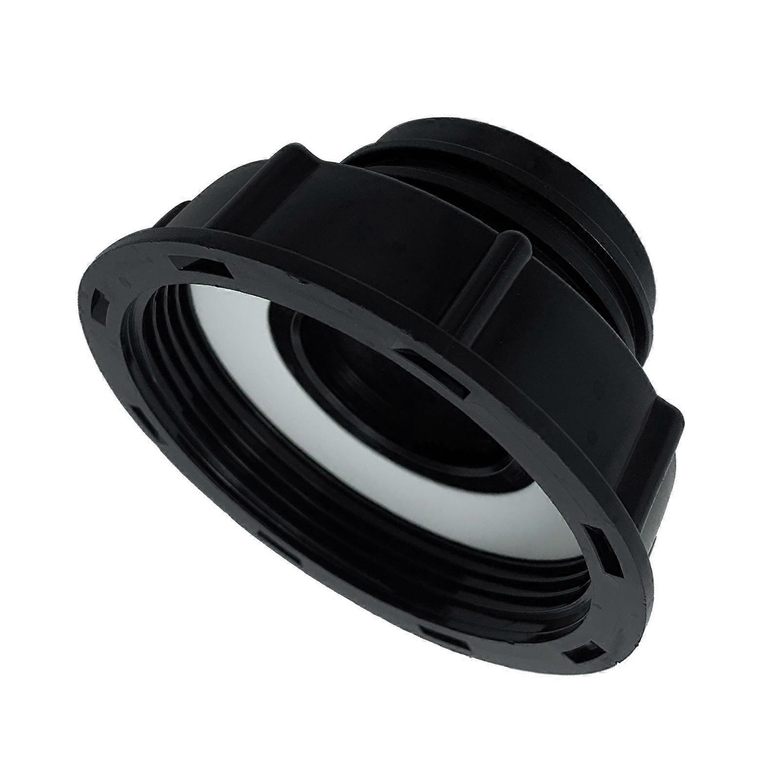 Black 1000L IBC Water Tank 80mm Female to 50mm Male (3" to 2") Adaptor ...