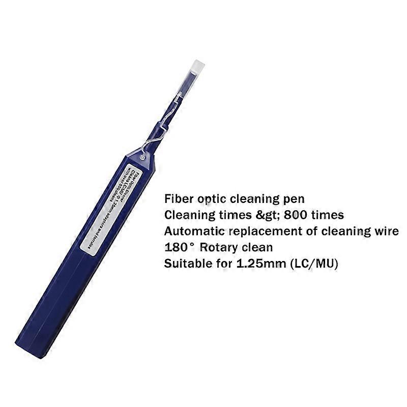 10 PCS Fiber Optic Cleaning Kit Optical Fiber Cleaner Tool with Fiber ...