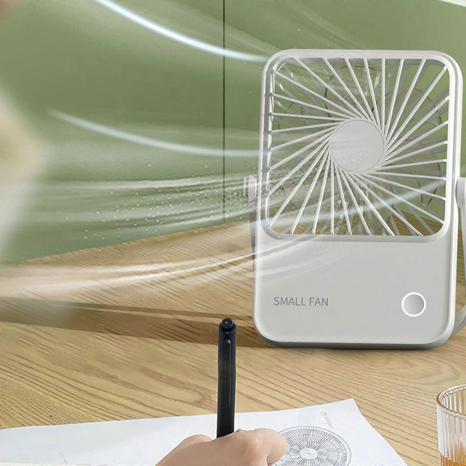 Lightweight Quiet Desk Fan Bedside Fan Wireless Small Fan USB ...