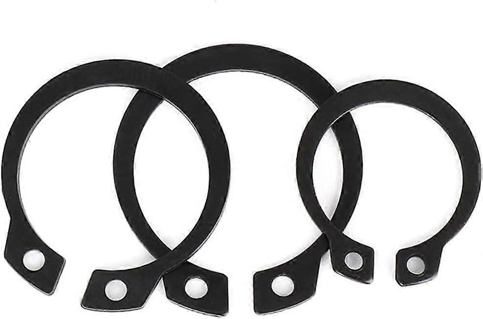 Clip Rings, Retaining Rings, 30 Pcs 65Mn Alloy Steel External C-Clips ...