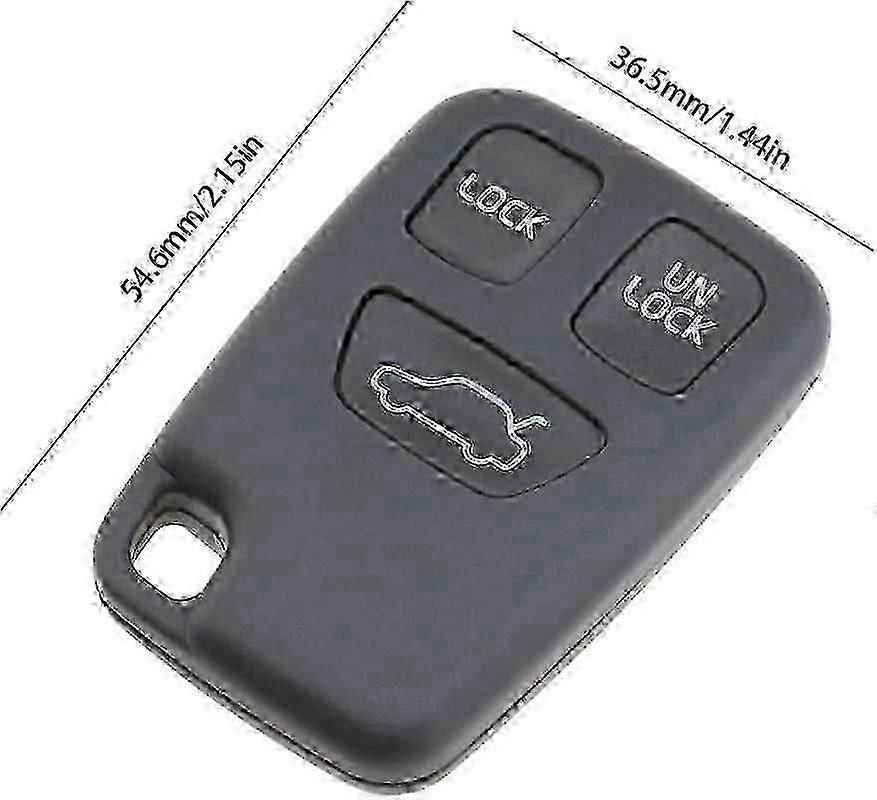 2pcs Volvo Key Shell Alarm Box Remote Control V70 S70 S40 850 S60 S80 ...