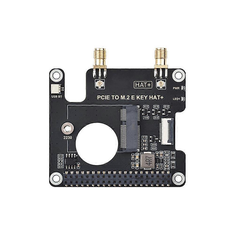 For Raspberry Pi 5 PCIe to M.2 EKEY Adapter Board with 16P Cable SMA ...