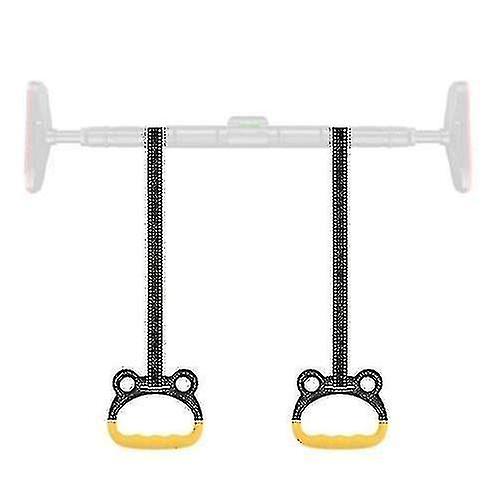 Kids Gymnastic Rings Fitness Swings Hand Rings Boys Girls Pull-ups Bar ...