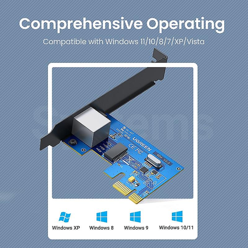 Pcie usb ethernet adapter 1000mbps network card for desktop pc windows ...