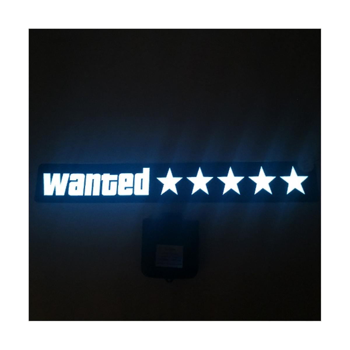 Windshield Electric Wanted Car LED White Window Stickers for JDM Glow ...