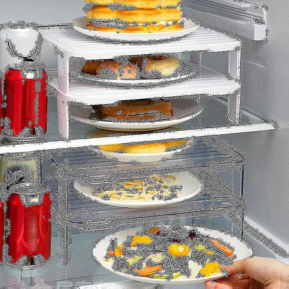 Assemble Fridge Shelf Divider Space Saving Refrigerator Storage ...