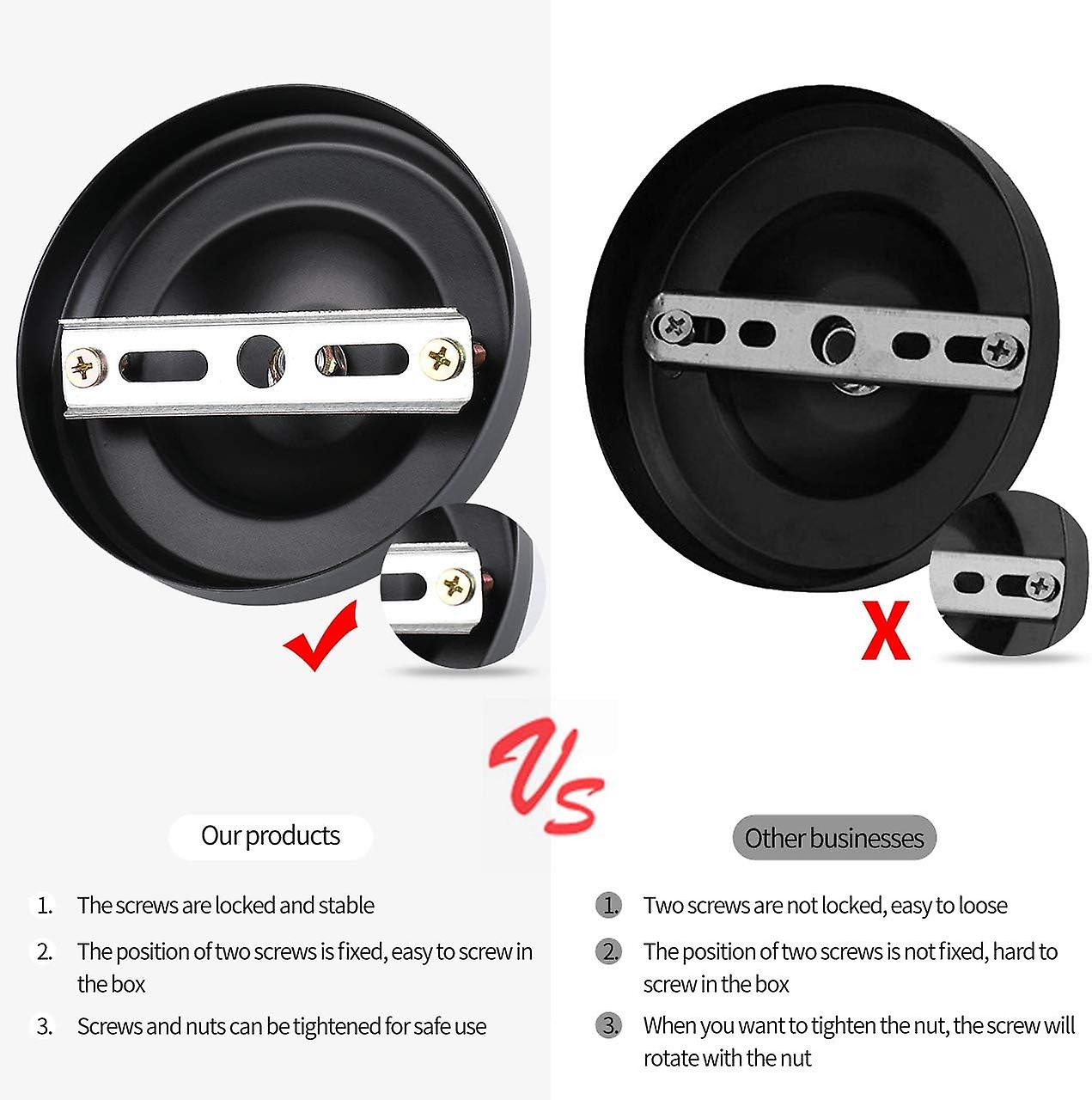 Upgraded Version Light Canopy Kit Black, Vintage Chandelier Canopy ...