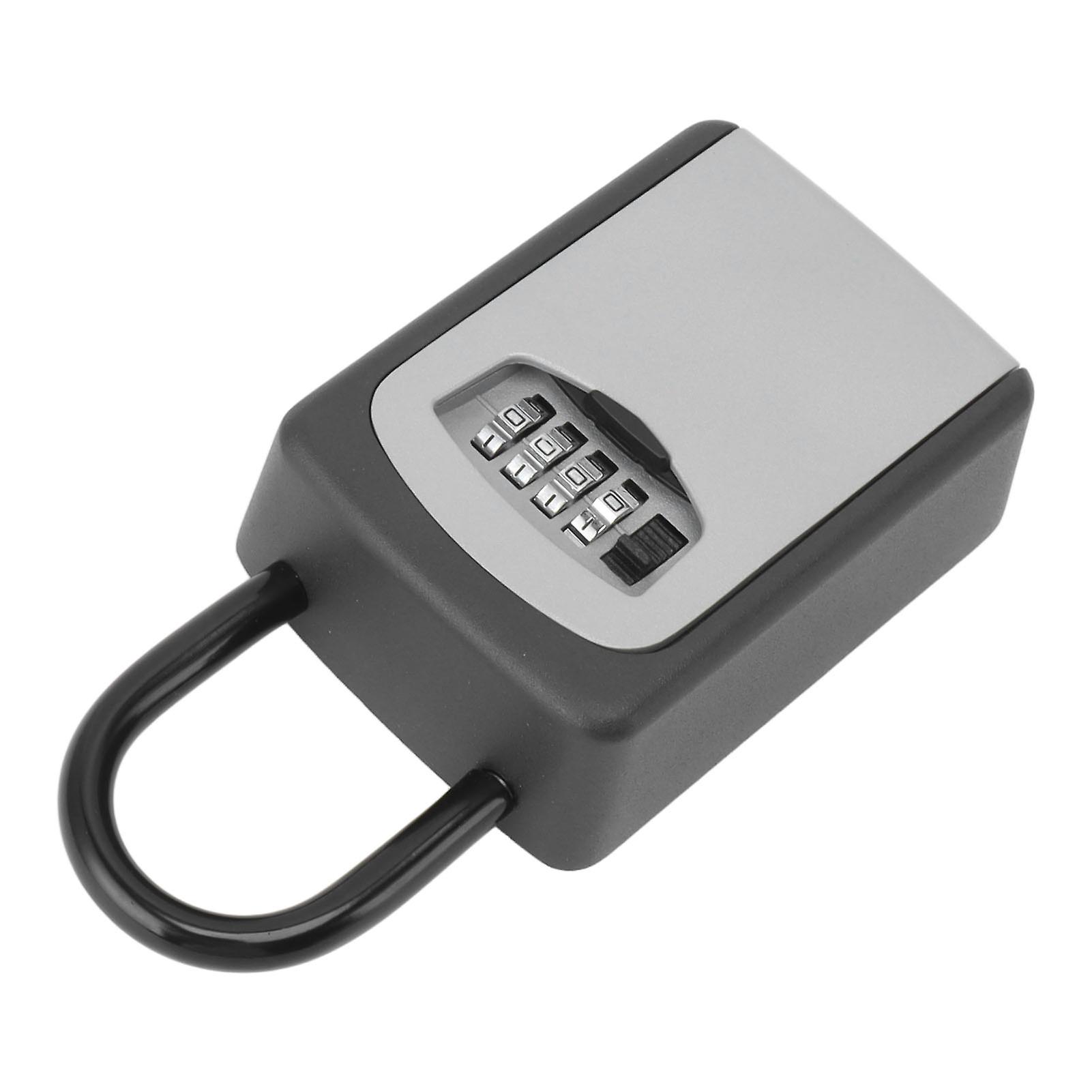 Outdoor Wall Mount Key Lock Box with Resettable Combination - Secure ...