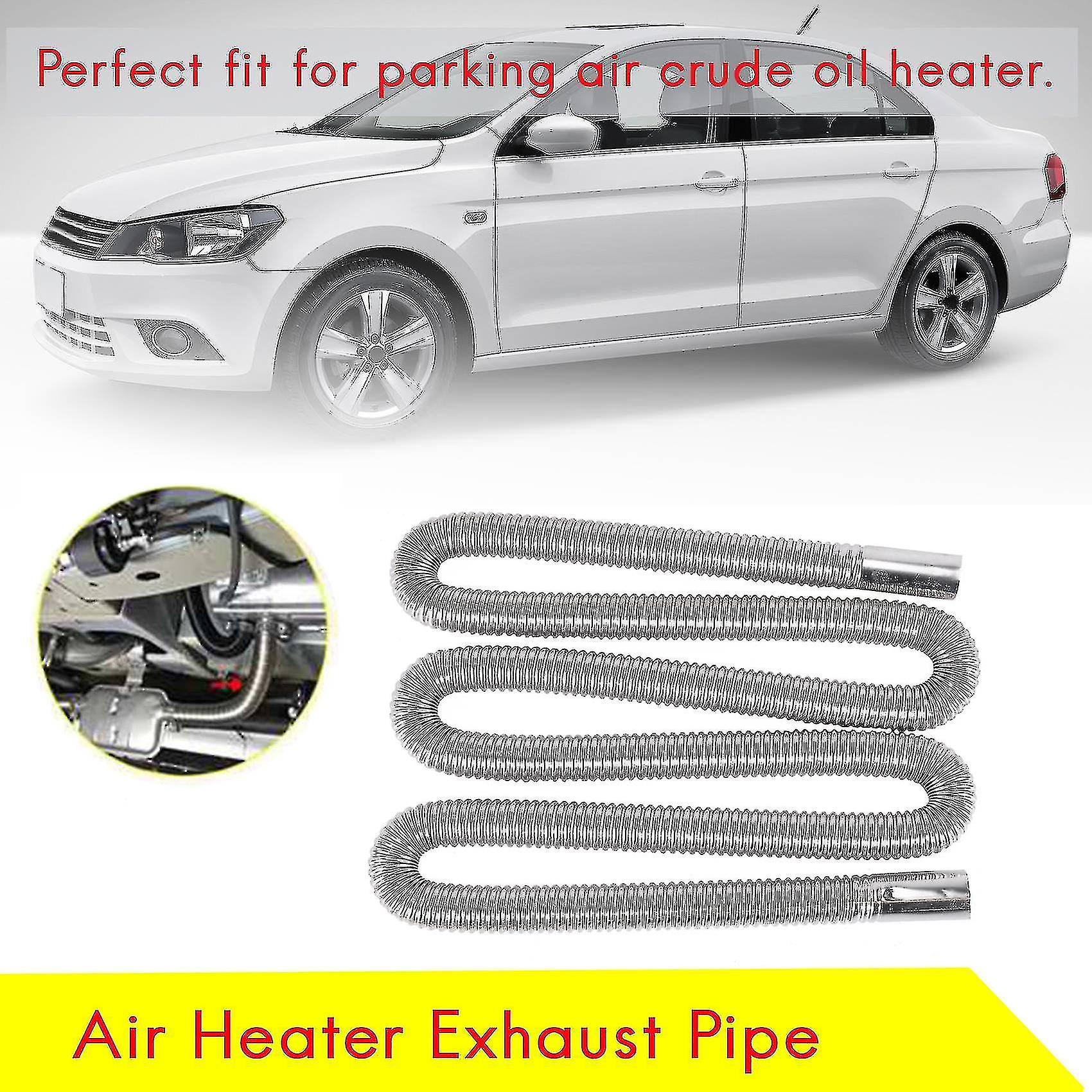 200cm Car Parking Heater Exhaust Pipe With 2 Tank Exhaust Pipe Hose ...