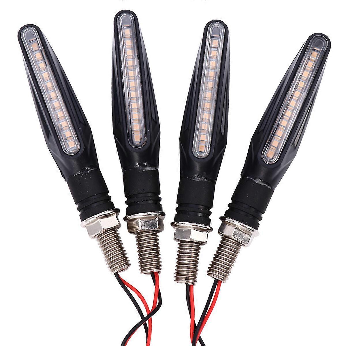 4 Pcs LED Accessories Motorcycle Flush Mount Turn Signals Motorcycle Led Turn Signals Motorcycle ...
