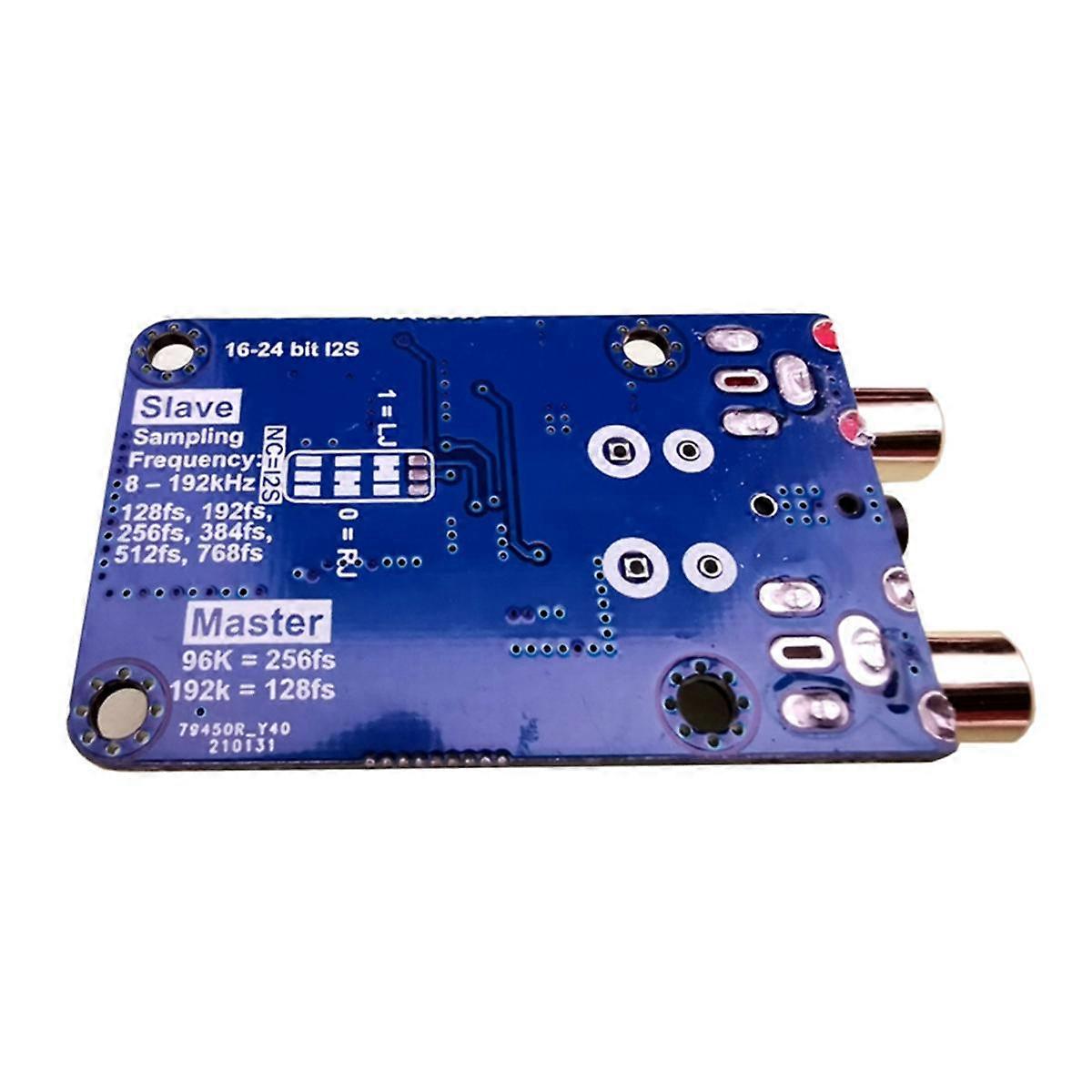 I2S ADC Audio I2S Acquisition Card Module Master/Slave Mode 24Bit 192K ...
