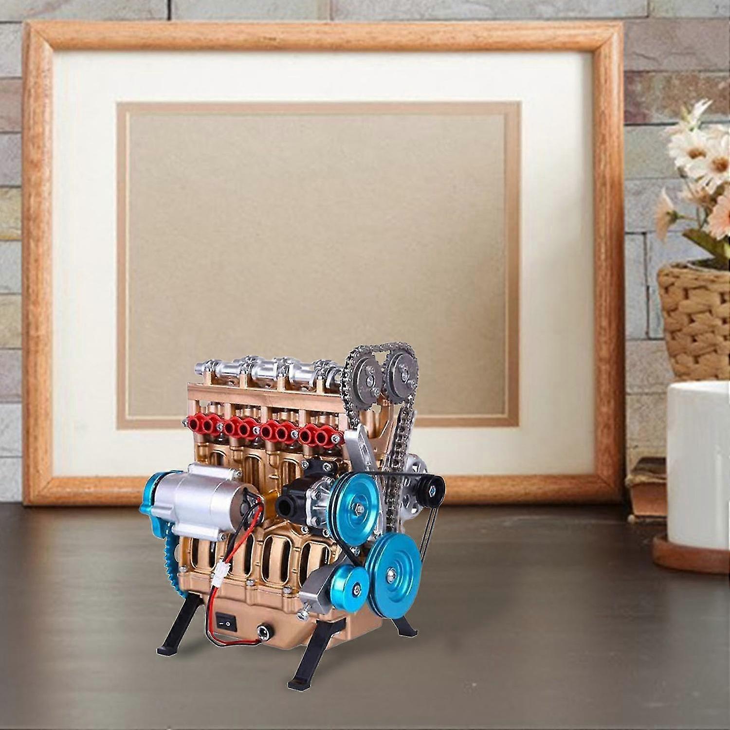 Engine Model Home Decoration Realistic Appearance Resin Craft 4/8 ...