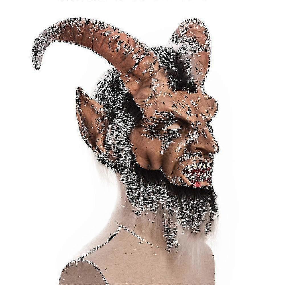 Lucifer Face Mask Devil Cosplay Masks Anime Halloween Demon Latex ...