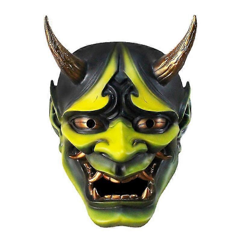 Samurai Oni Mask,Japanese Hannya Mask,Horror Cosplay Prajna Ghostface ...