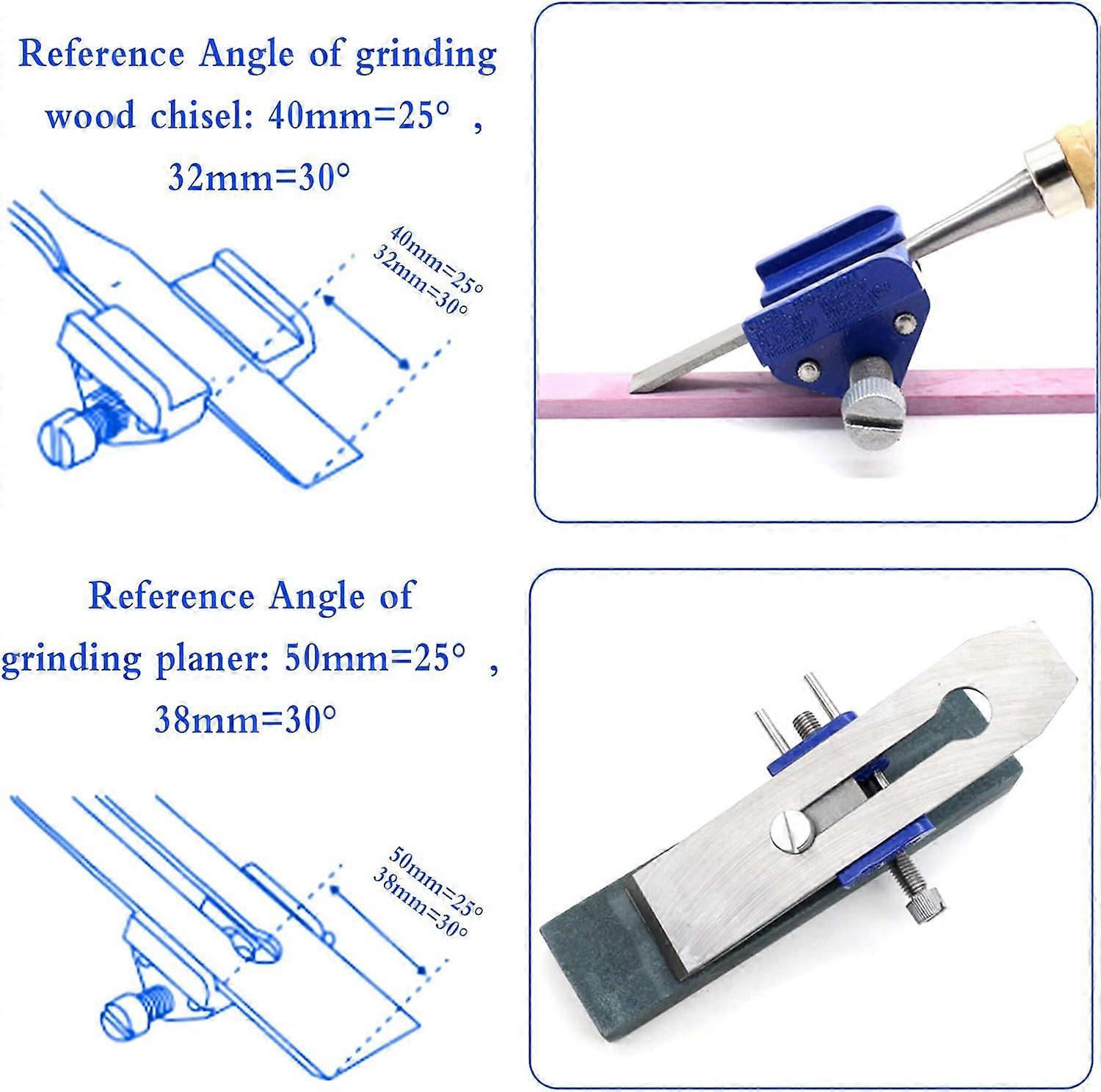 1 Pack Chisel Sharpener Guide Carbon Steel Honing Guide Jig Clamping ...