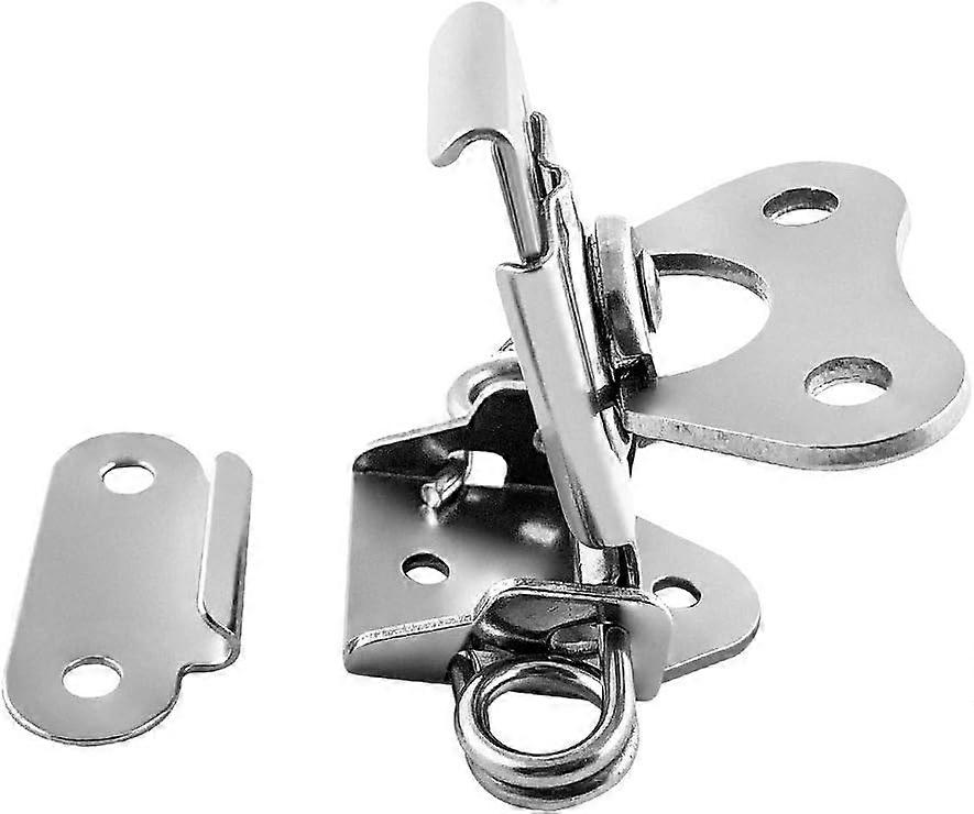 Stainless Steel Twist Latch, 2" x 1-1/2" Latches with Keeper and Spring ...