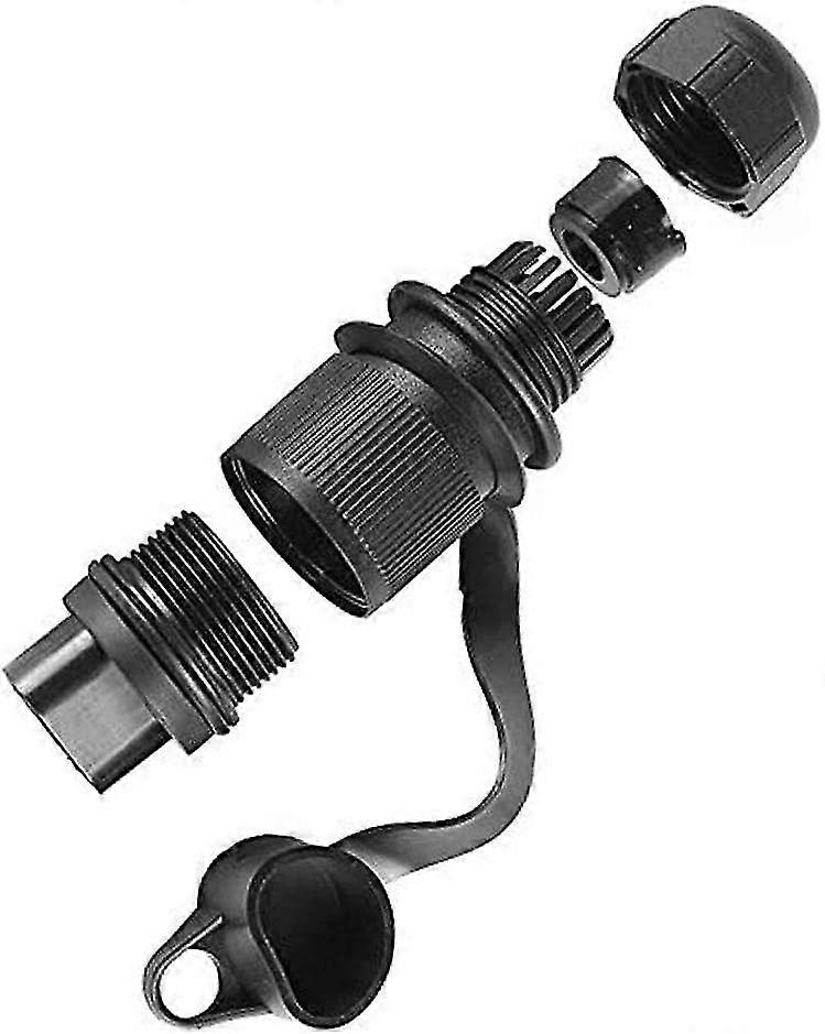 12 V 3-poliger Anhängerstecker-Stecker-Adapter für Wohnmobil-Wohnwagen ...