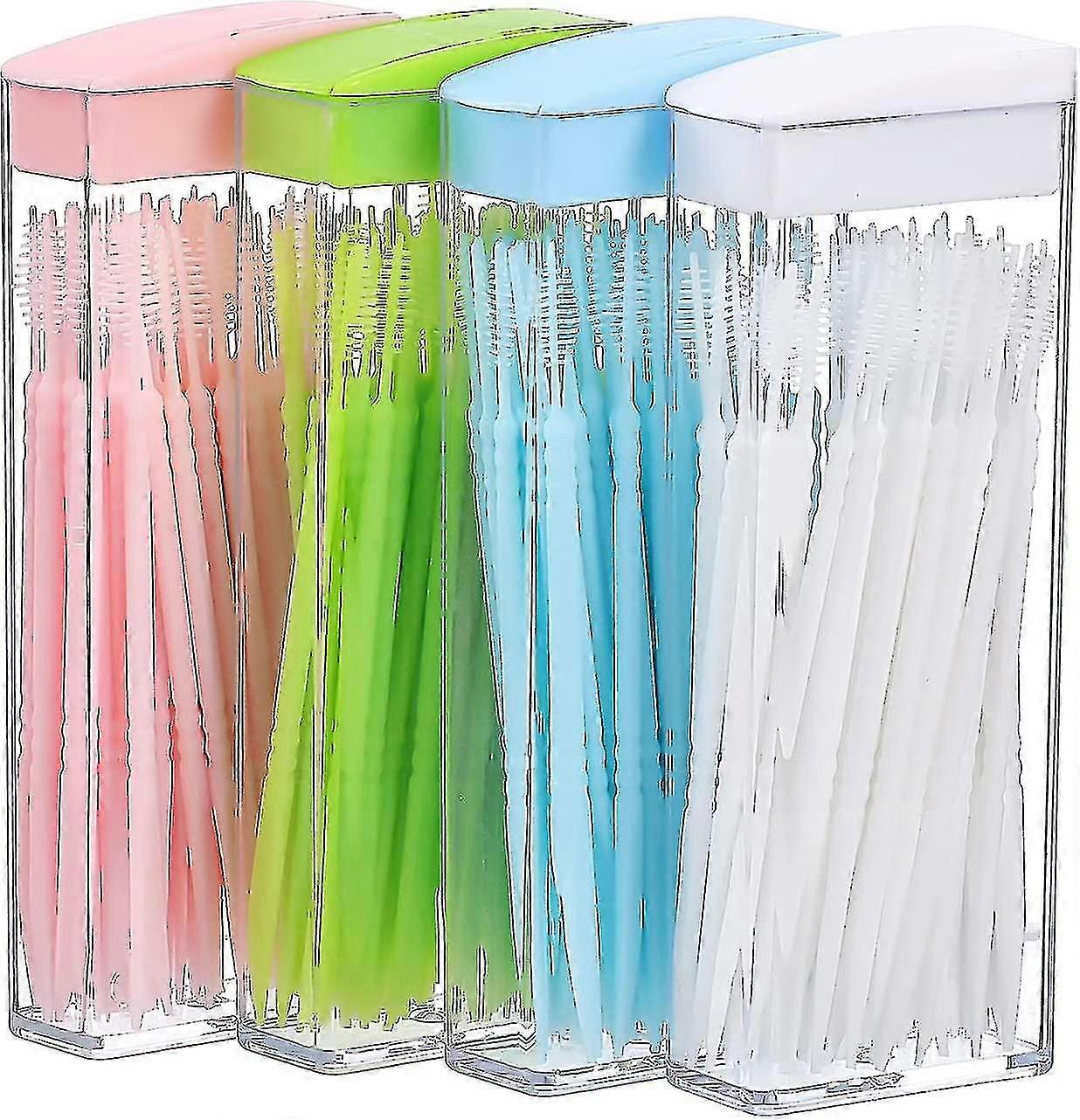 Double-ended Plastic Toothpicks Teeth Sticks For Oral Care 200pcs ...
