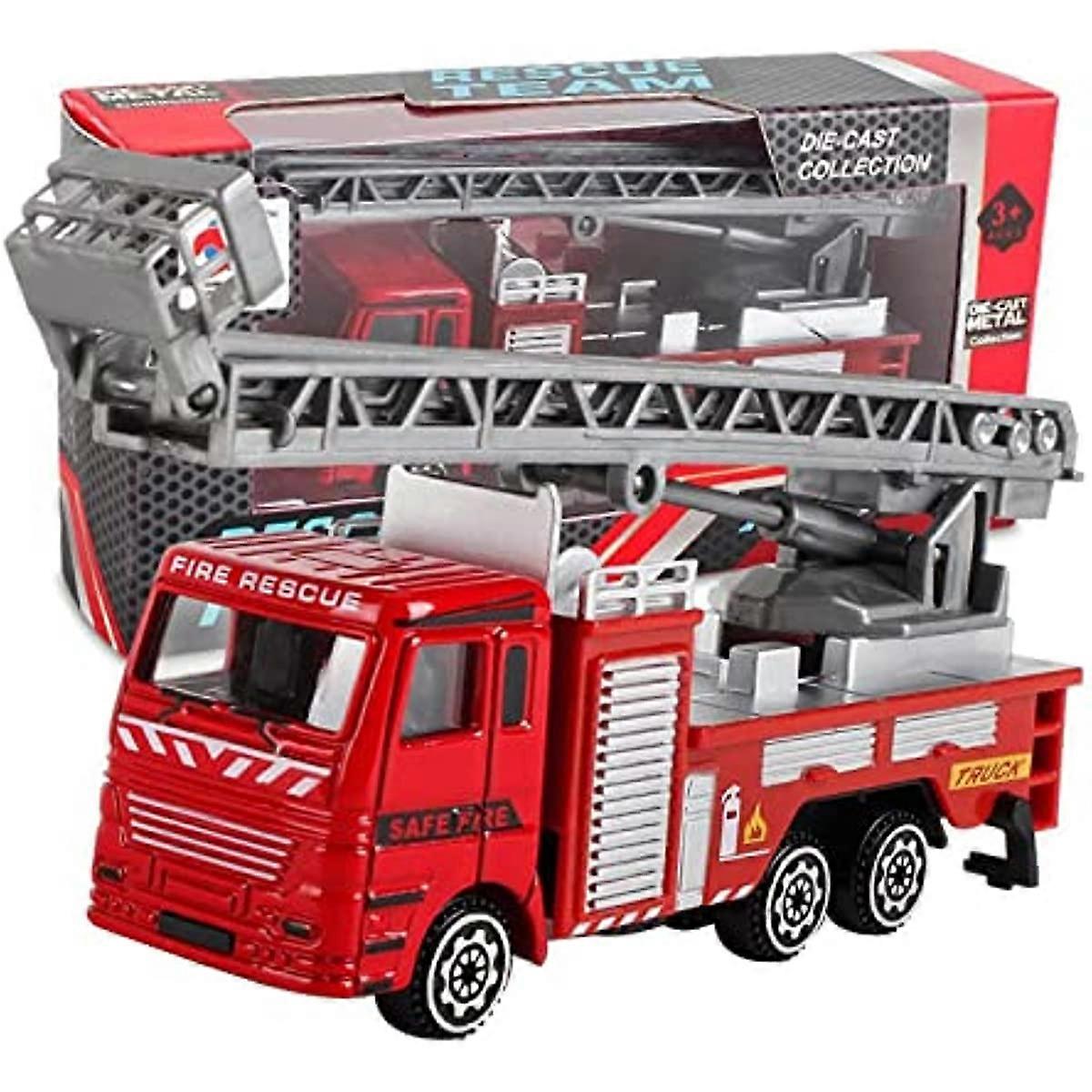 Fire Engine Toy Fire Engine Vehicle Toy Set Ladder Car Maintenance ...