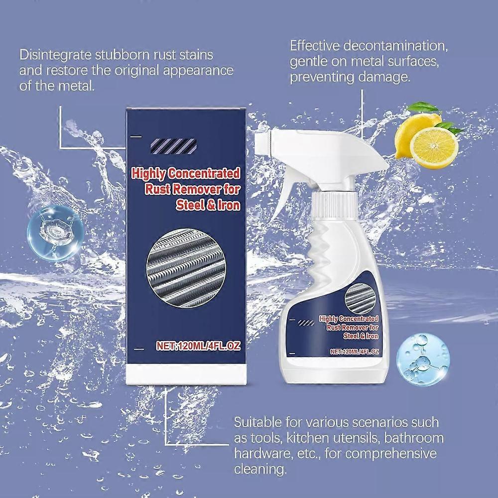 Heavy-Duty Metal Rust Remover Powerful Metal Rust Remover 500ml ...
