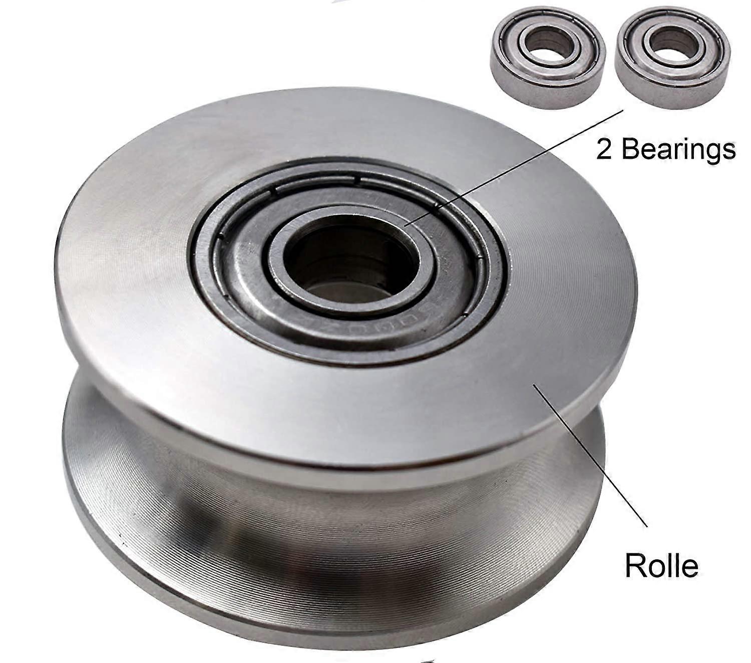 500kg Lifting Pulley with Bearings - Stainless Steel Cable Pulley ...