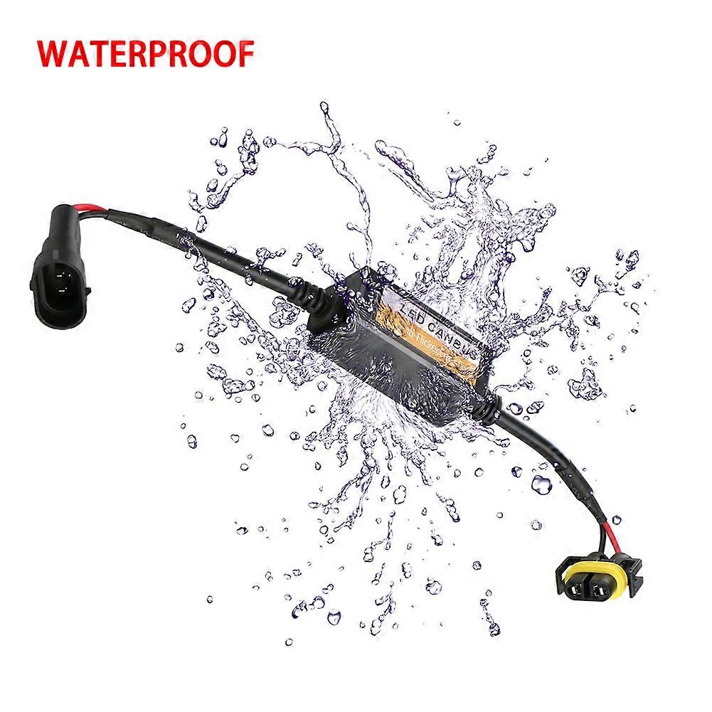 2Pcs H11 LED Headlight Canbus Anti Flicker Error Free Resistor ...