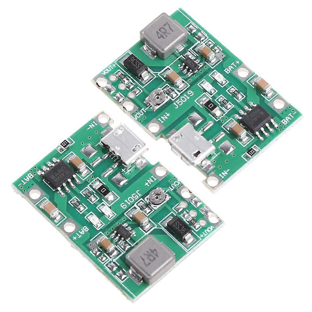 18650 Lithium Battery Charger Boost Module 3.7V Step Up 9V 5V 2A ...