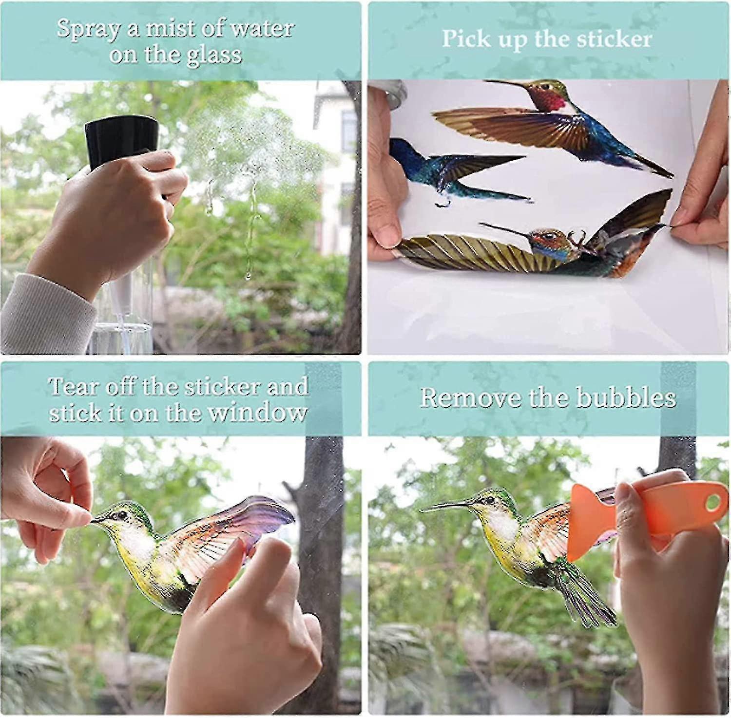Porch Bird Protection Stickers - Anti-collision Window Stickers for ...