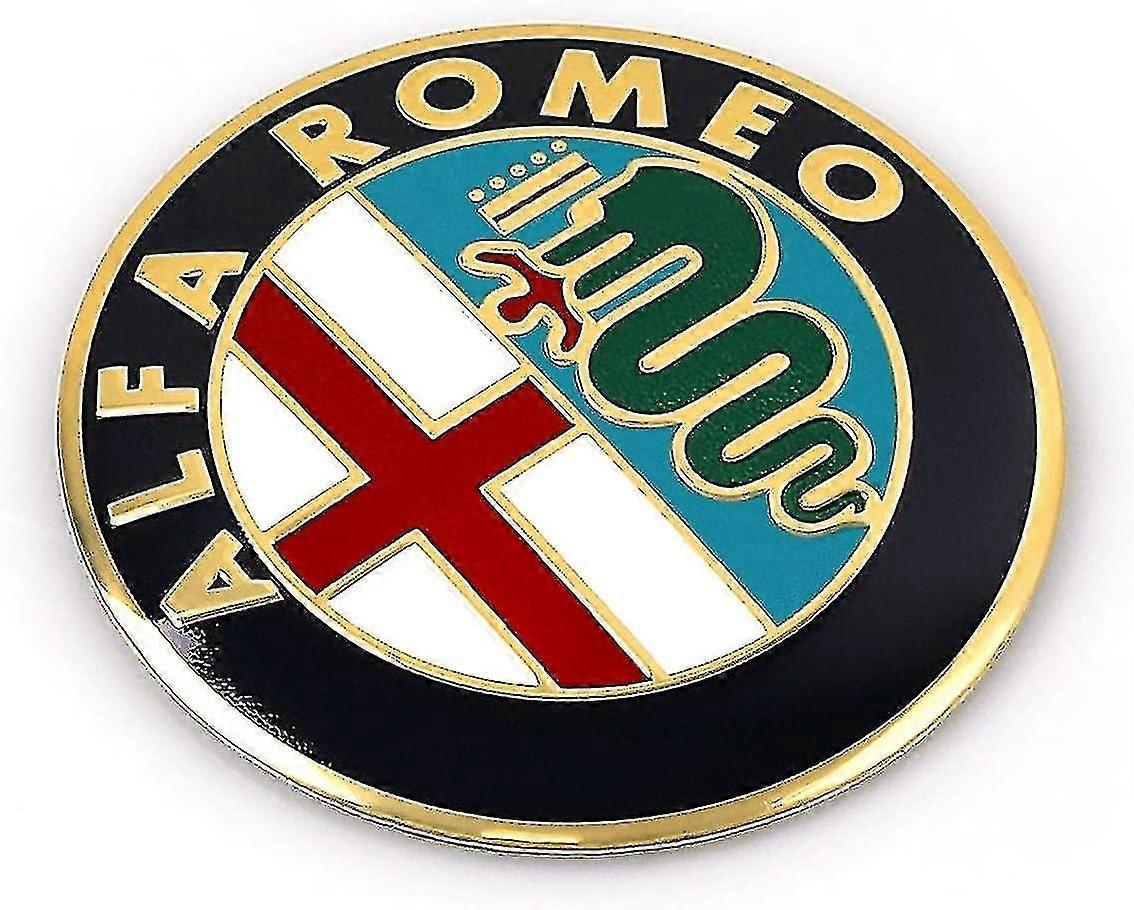 74 Mm For Alfa Romeo Logo Emblem Badge Sticker For Giulietta Spider Mito 147 156 159 166 Gt ...