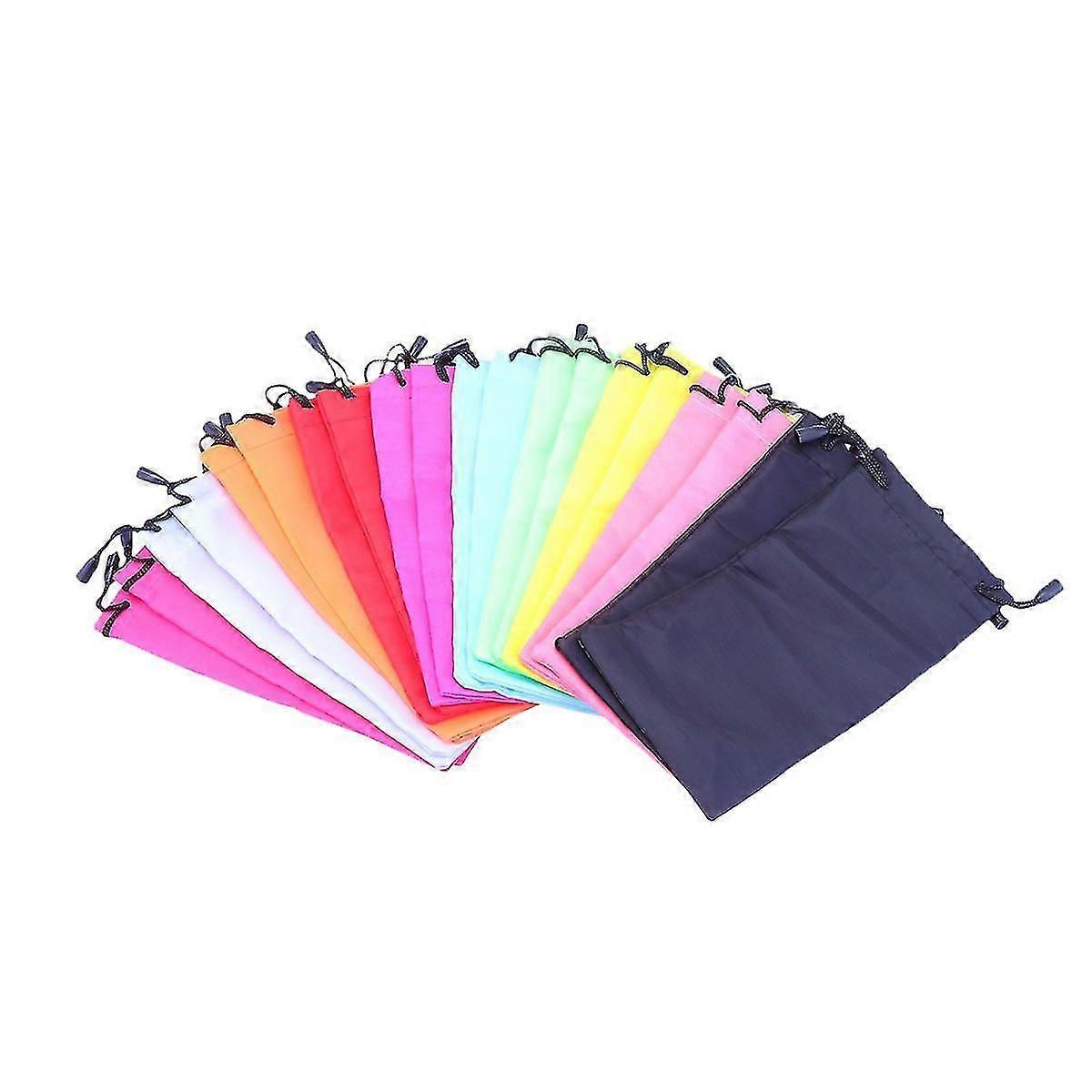 20pcs Sunglasses Storage Pouches Drawstring Glasses Bag Eyeglasses ...
